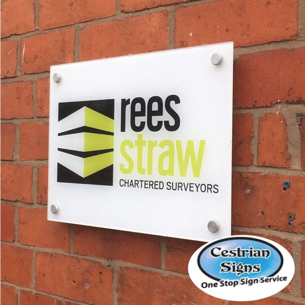 Perspex Office Wall Signs 5 mm Thick - - Cestrian Signs