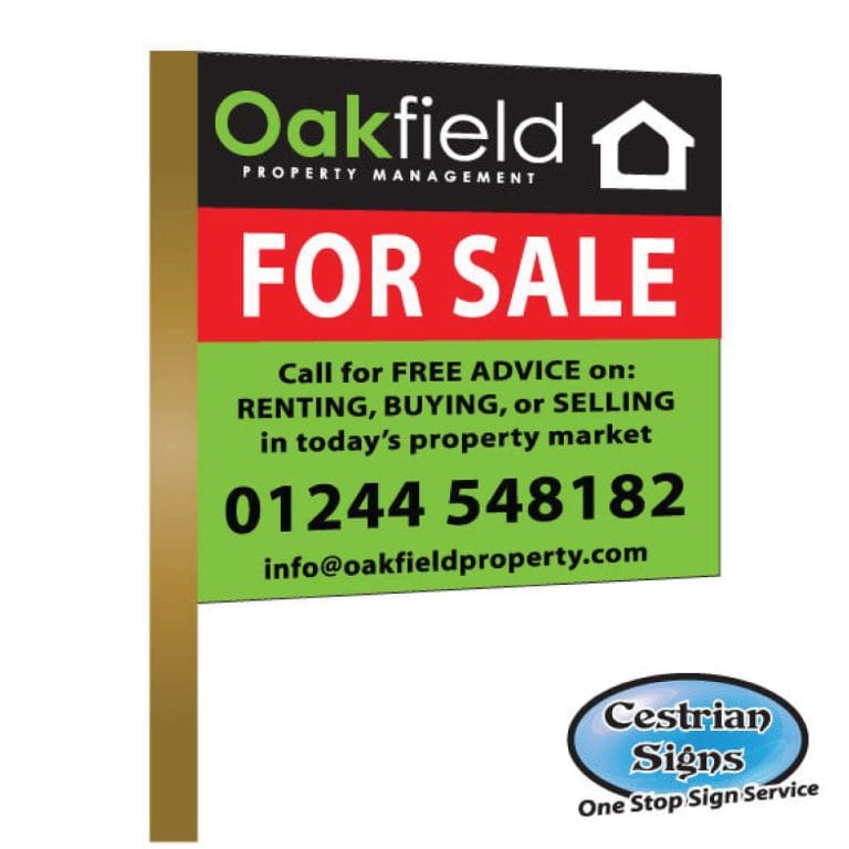 House For Sale Sign | Cestrian Signs