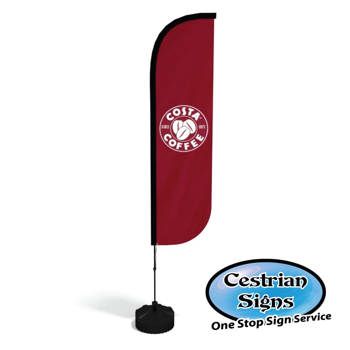 Wall Mounted Shop Flag Pole | Cestrian Signs