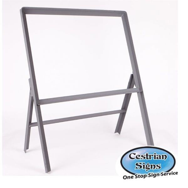 Custom Message Stanchion Sign Complete - Cestrian Signs