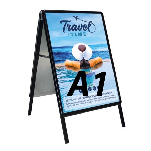 A-Master A Board Sign Black A1 - Cestrian Signs