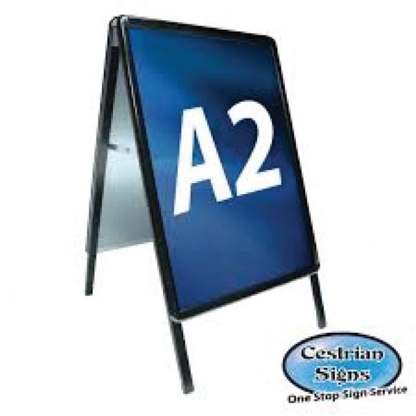 A-Master A-Board Sign Black A2 | Cestrian Signs