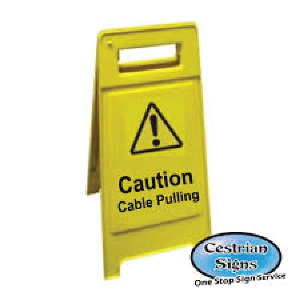 Caution Cable Pulling Sign | Cestrian Signs