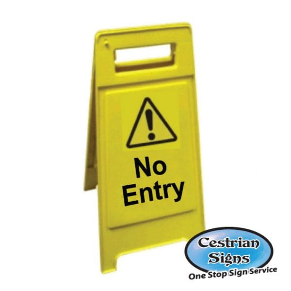 No Entry A-Board Sign | Cestrian Signs