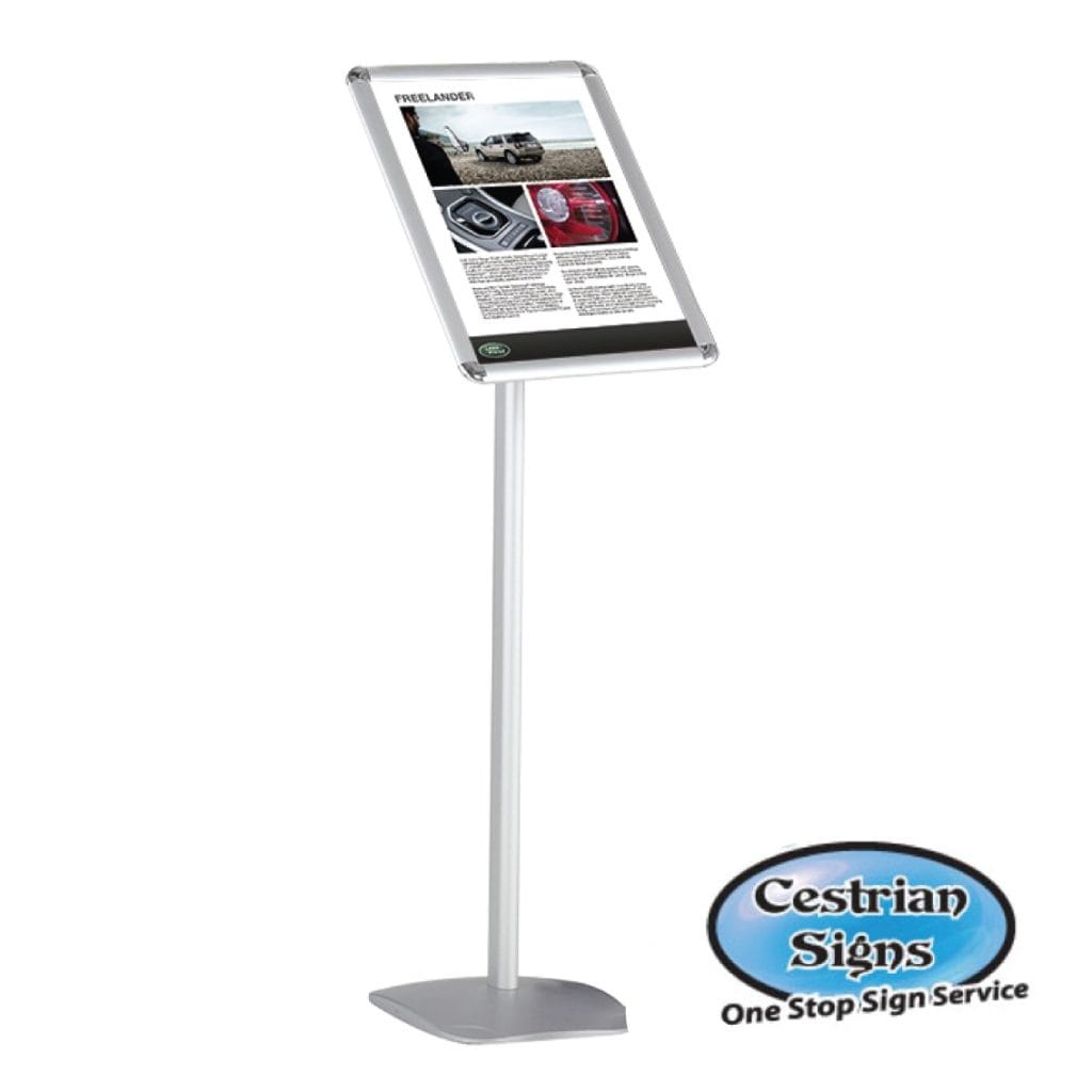 Budget A3 Portrait and Landscape Information Menu Stand | Cestrian Signs