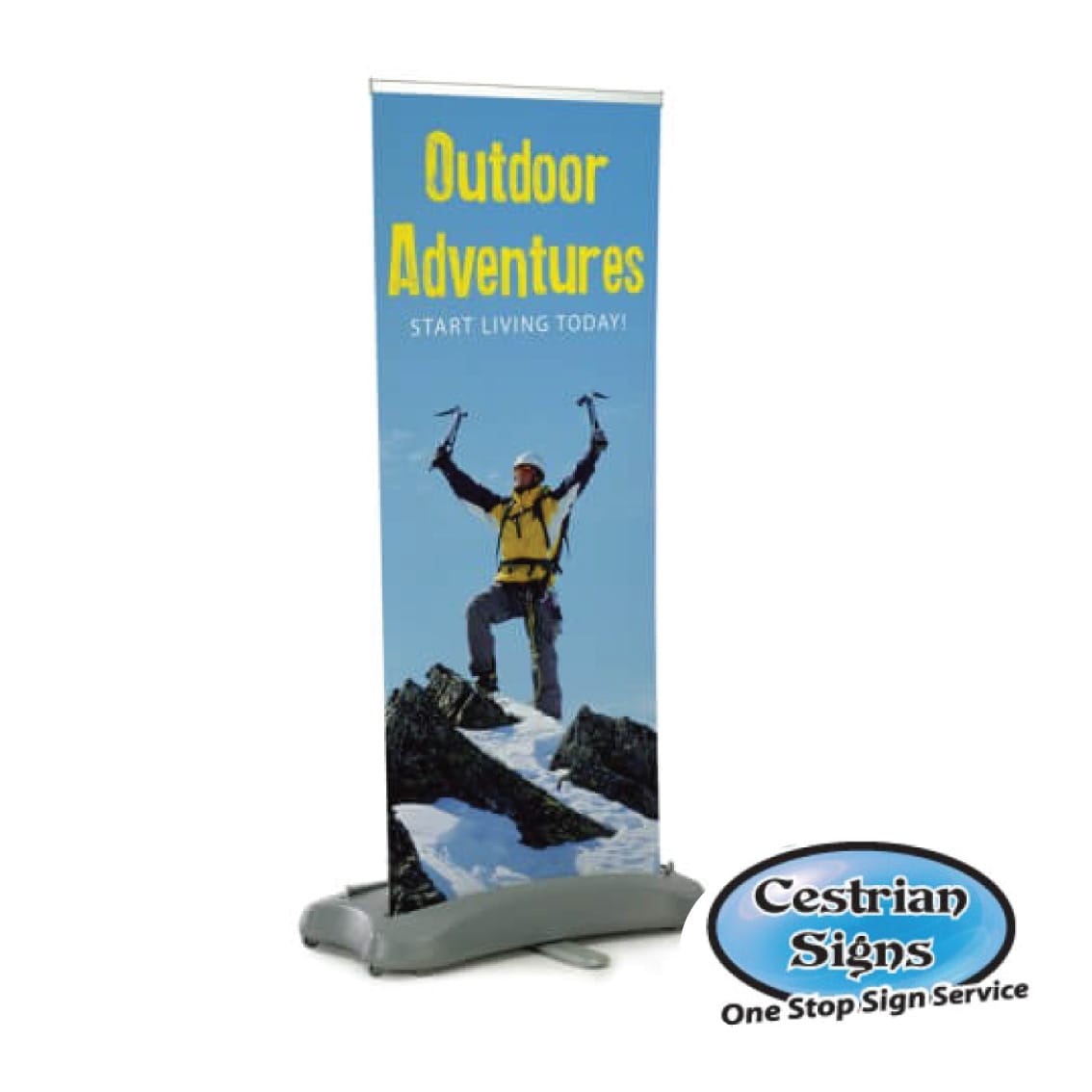 TYPHOON Double-Sided Outdoor Roller Pull Up Banner System 800mm