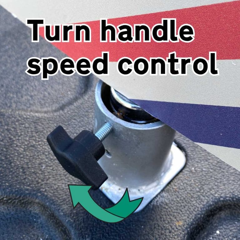 Windvane Rotating Spinning Shop Pavement Forecourt Sign