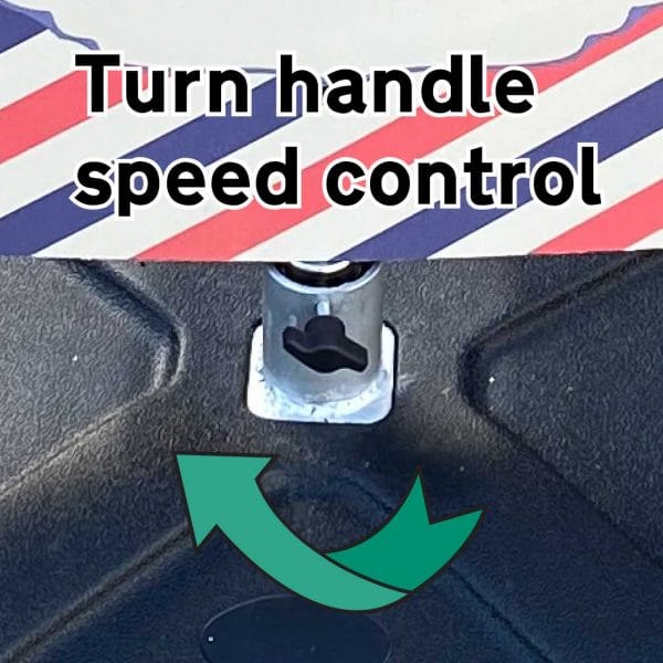 Barbers Shop Spinning Pavement Sign