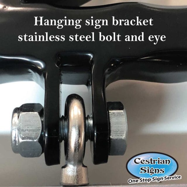 Projecting Hanging Shop Sign Bracket 5 980mm - Cestrian Signs