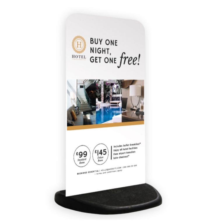 Ecoflextra XL Ecoflex Pavement Sign | Cestrian Signs