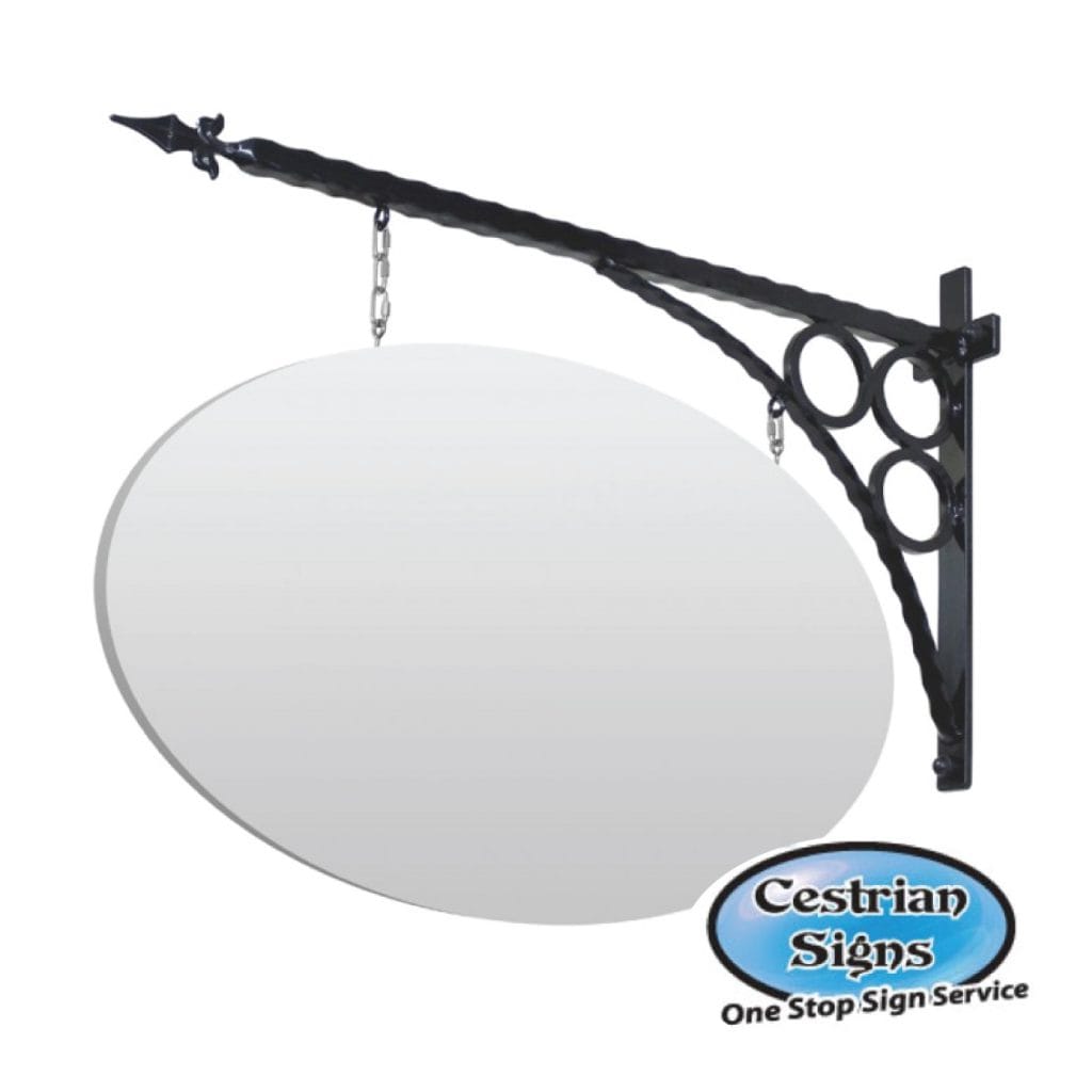 Hanging projecting Shop Sign Bracket 13 1020mm | Cestrian Signs