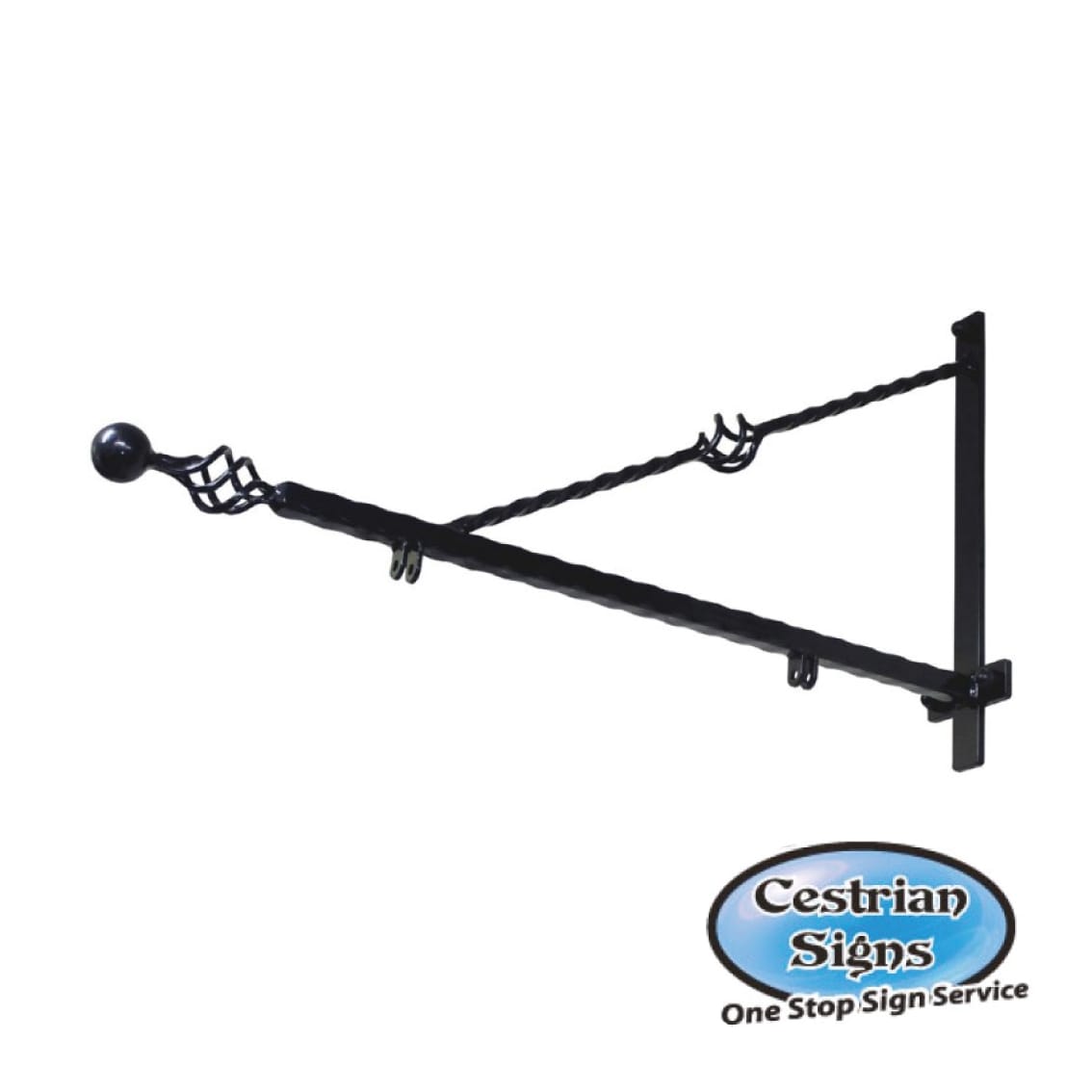 Hanging Projecting Shop Sign Bracket 10 1000mm | Cestrian Signs