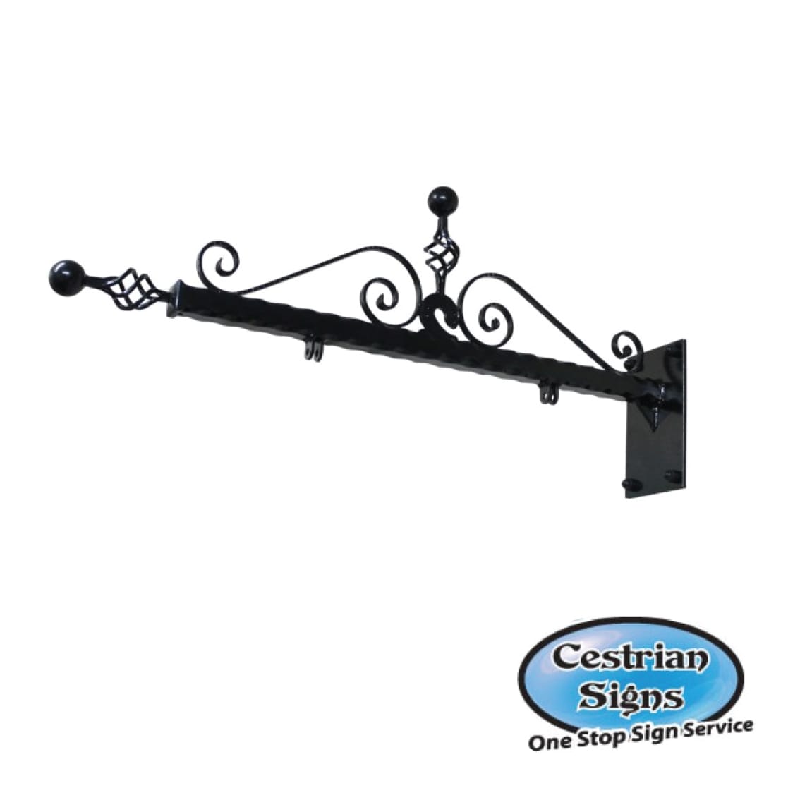 Hanging projecting Shop Sign Bracket 13 1020mm | Cestrian Signs