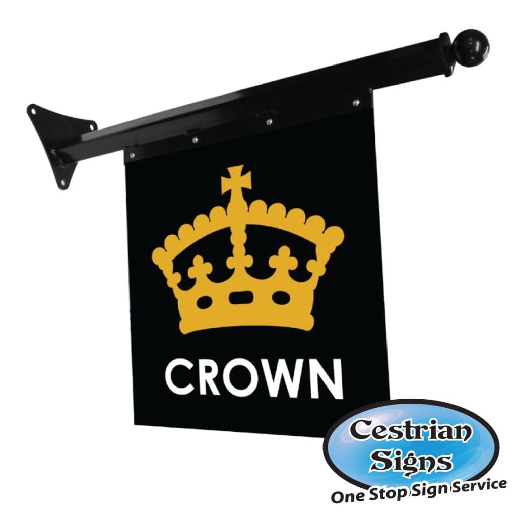 Projecting Fixed Shop Sign Bracket 16 850mm - Cestrian Signs