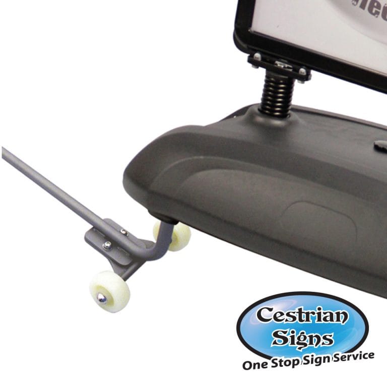 Sightmaster 3 A0 Silver Grey Pavement Forecourt Sign - Cestrian Signs