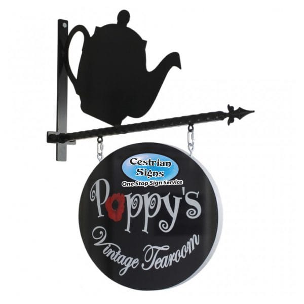 Teapot Projecting Hanging Sign Bracket - Cestrian Signs