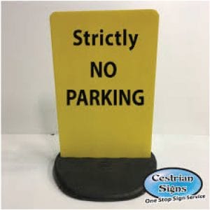 Strictly No Parking Residents Only Sign Personalised | Cestrian Signs