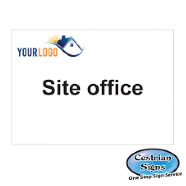 Construction site site office compound sign 600mm x 400mm