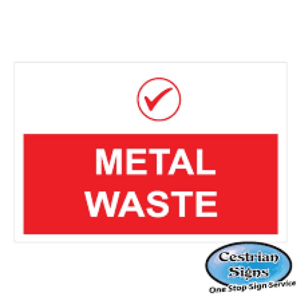 General waste construction site signs 2400mm x 1220mm | Cestrian Signs