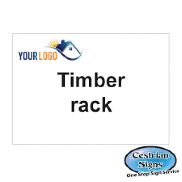 Timber Rack Compound Sign | Cestrian Signs | Cheshire