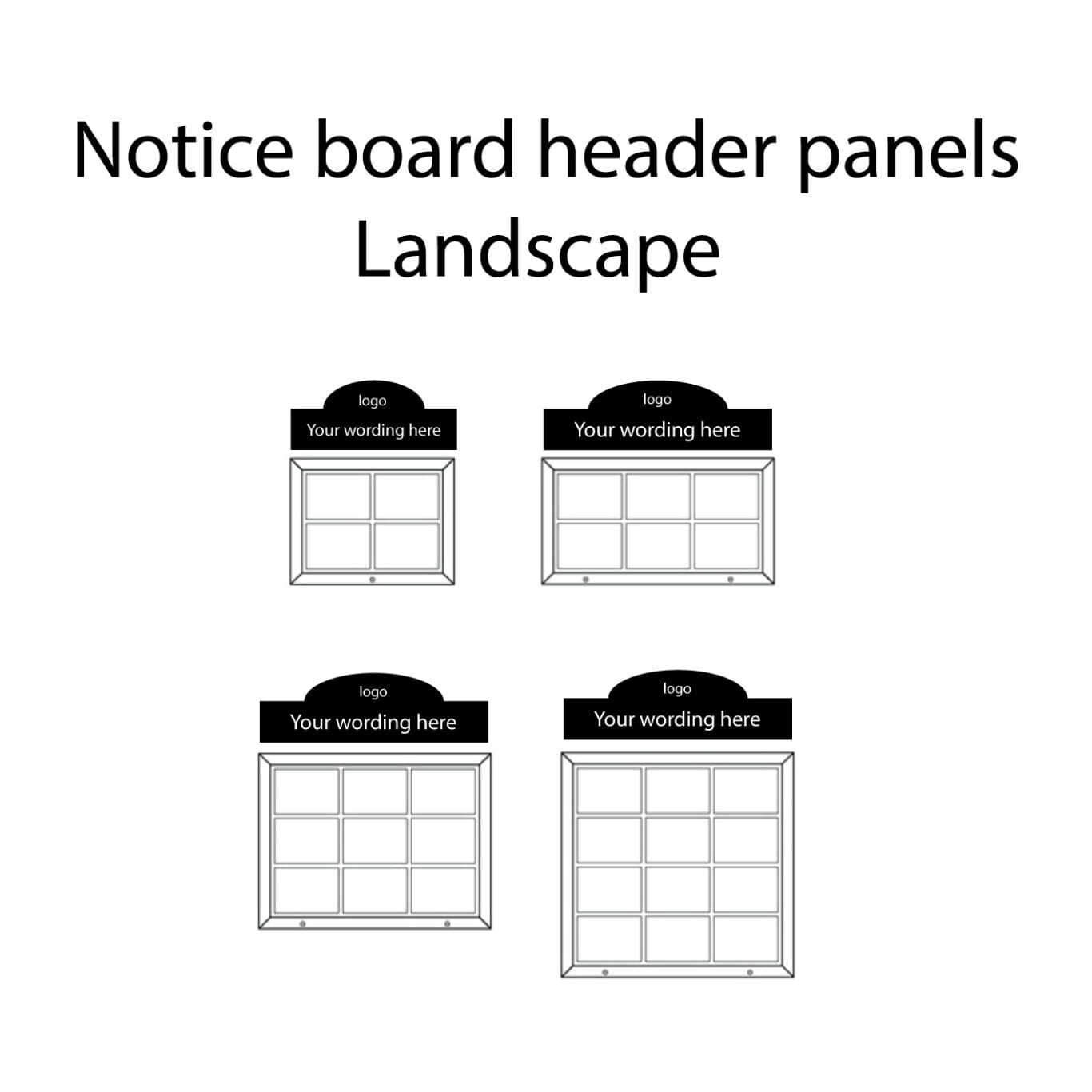 external fence or rail mounted notice board - - Cestrian Signs