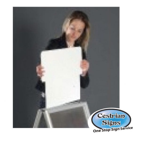 NEW Header Panel For Budget and Coloured A-Boards - Cestrian Signs