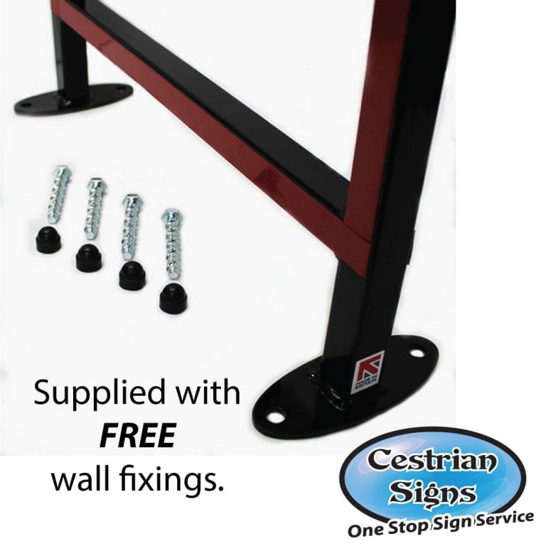 Projecting Fixed Shop Sign Bracket 12 Landscape - Cestrian Signs