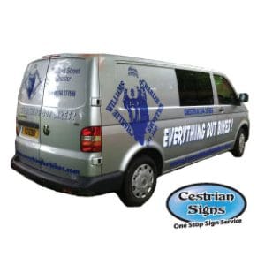 Van Signwriting and Graphics | Mobile Advertising | Cestrian Signs