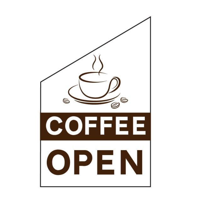 Cafe flag pole with double sided flag - Cestrian Signs