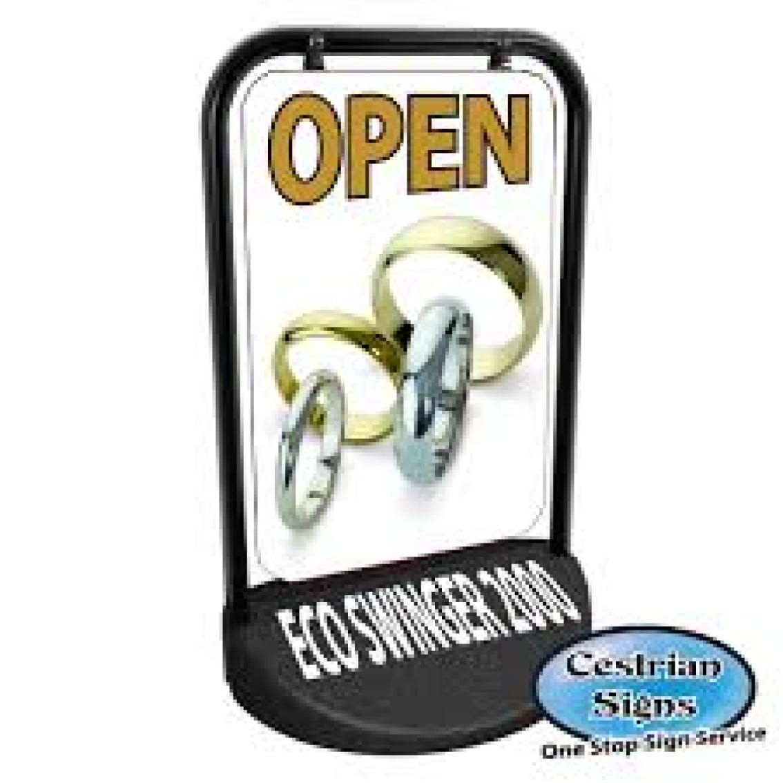 Eco Swinger 2000 Swinging Shop Pavement Panel Sign | Cestrian Signs