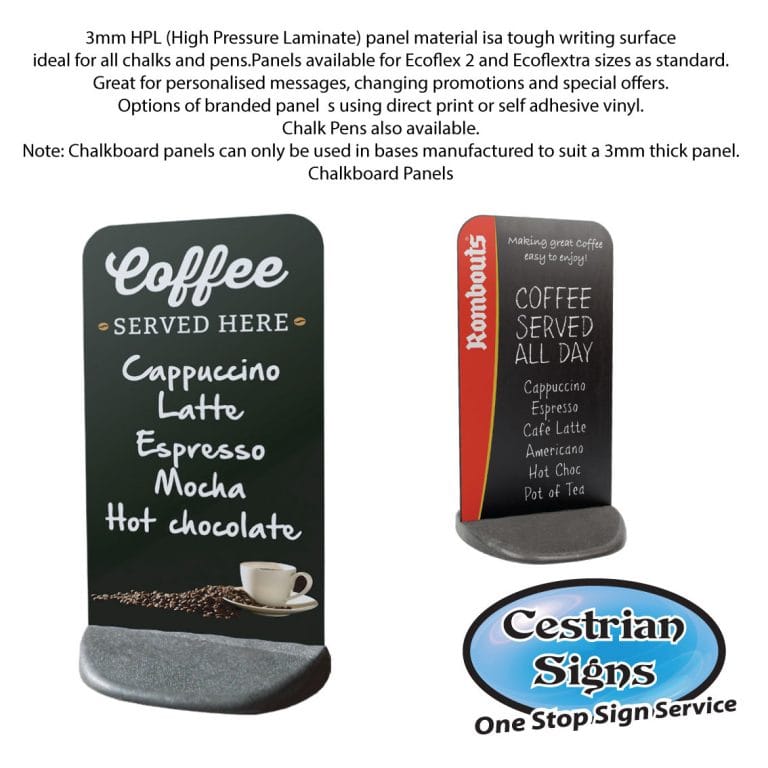 Ecoflex 2 HPL pavement sign | Cestrian Signs