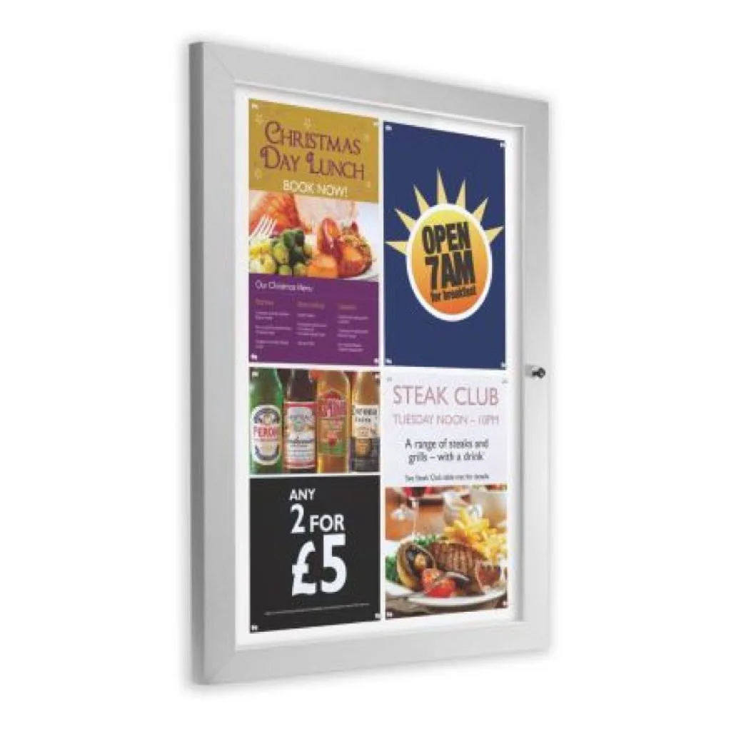 External Lockable Notice Board - - Cestrian Signs