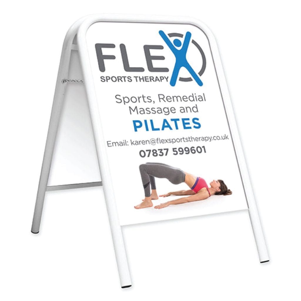 Metal A-board Pavement Sign - Cestrian Signs