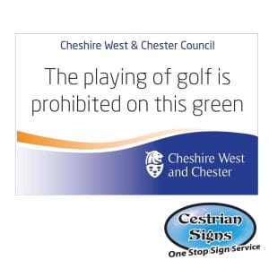 No Horse Grazing Sign | Cestrian Signs