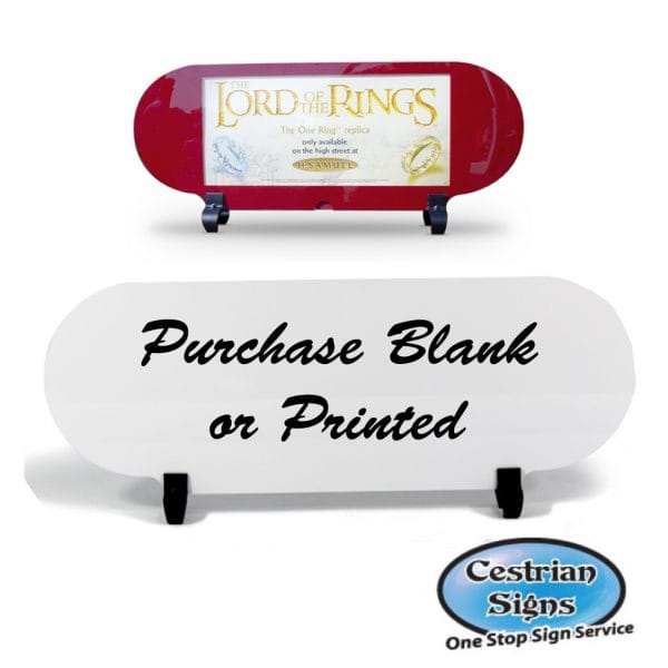 Tactical Header Display Sign - Cestrian Signs