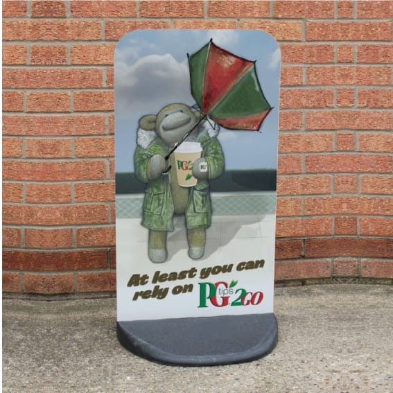 Ecoflex 2 Shop Pavement Sign | Cestrian Signs ECOFLEX SHOP PAVEMENT SIGN