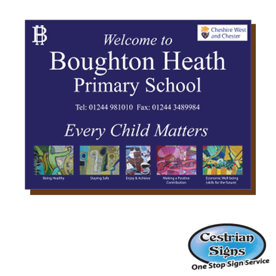 School Signage - Cestrian Signs