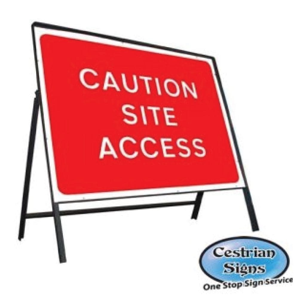 Freestanding Metal Traffic and Road Signs - Cestrian Signs
