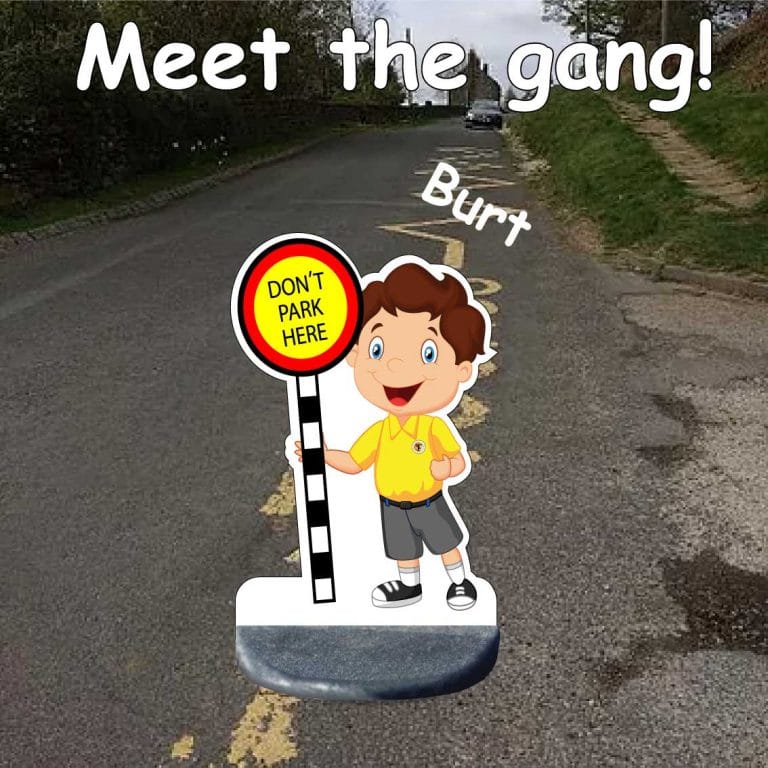 School no parking pavement sign burt | Cestrian Signs