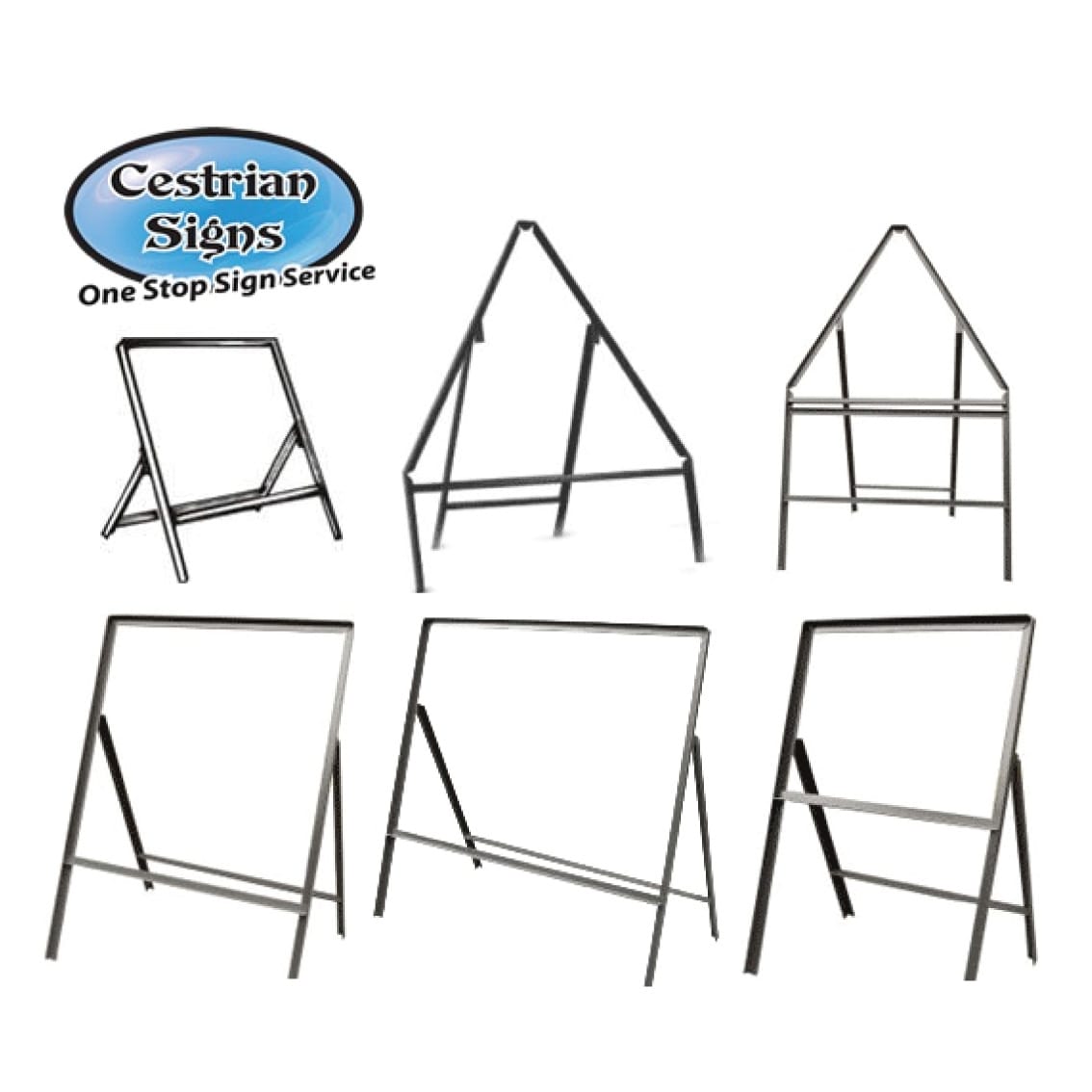 Freestanding Metal Traffic and Road Signs - Cestrian Signs