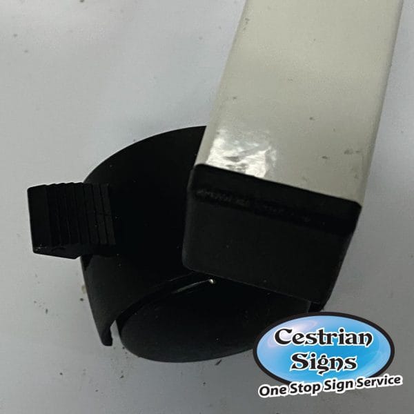 Free standing sneeze screen on wheels - Cestrian Signs