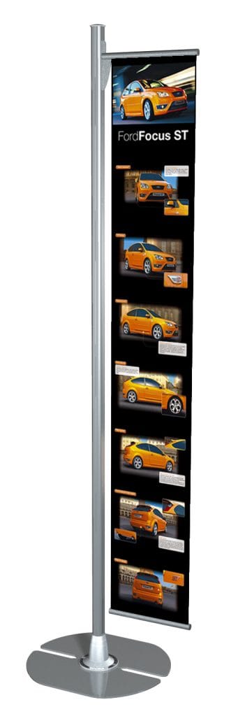 Banner Arm 400mm INCLUDING DOUBLE-SIDED BANNER | Cestrian Signs