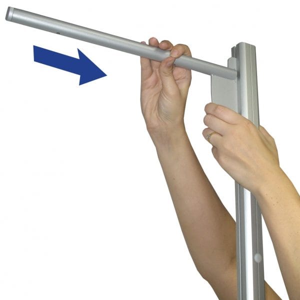 Banner Arm 300mm INCLUDING DOUBLE-SIDED BANNER | Cestrian Signs
