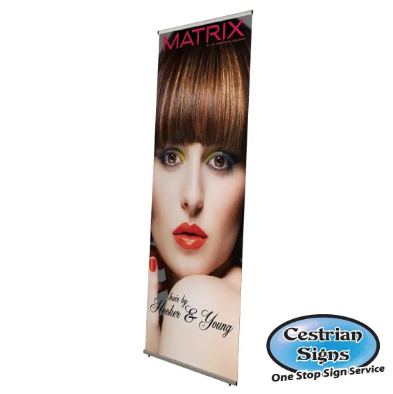 Adjustable quick fast banner - Cestrian Signs