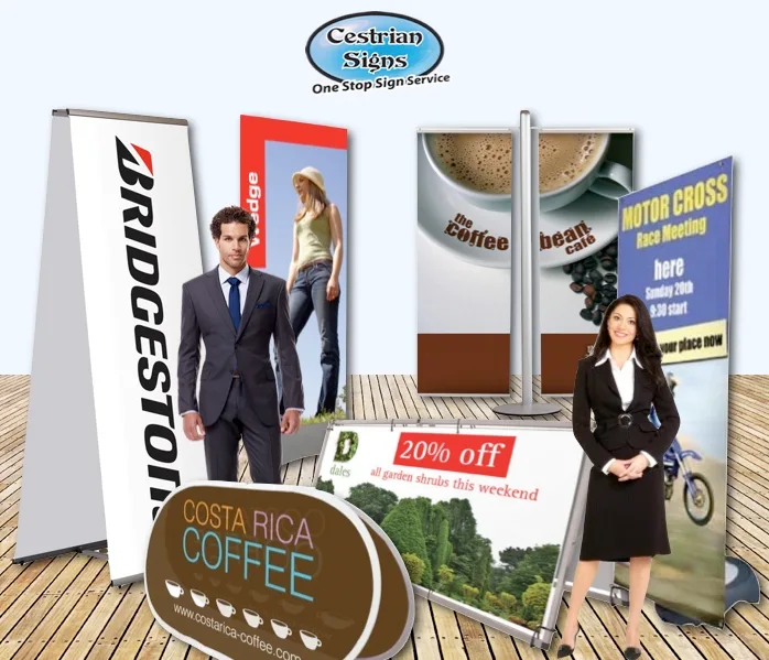 Banners & Banner Displays | Pop-Up & Promo Stands | Cestrian Signs
