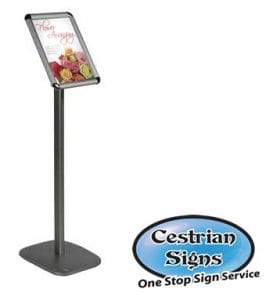 Sentry Menu Stand Portrait and Landscape A4 | Cestrian Signs