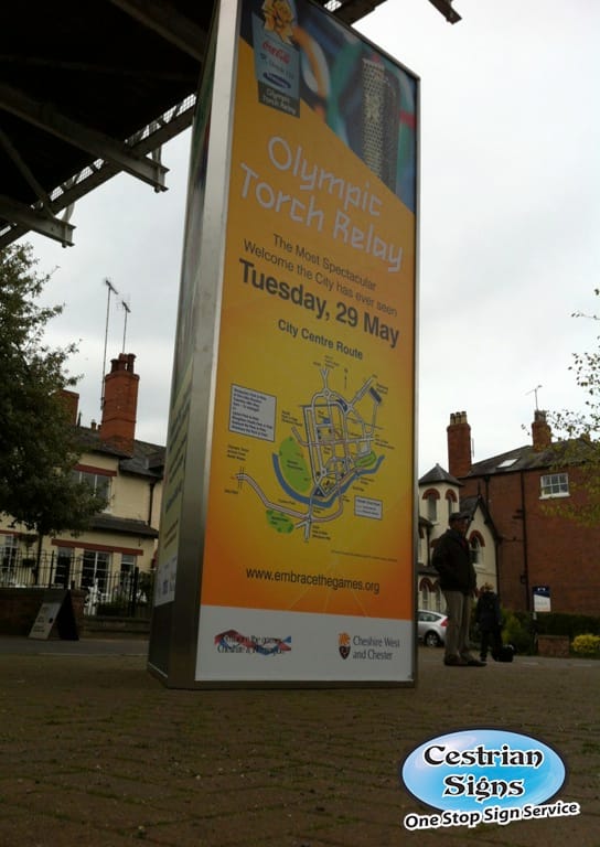 Prism Advertising Stand Cestrian Signs Exclusive - Cestrian Signs