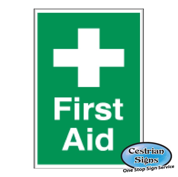First aid signs 200mm x 300mm | Cestrian Signs